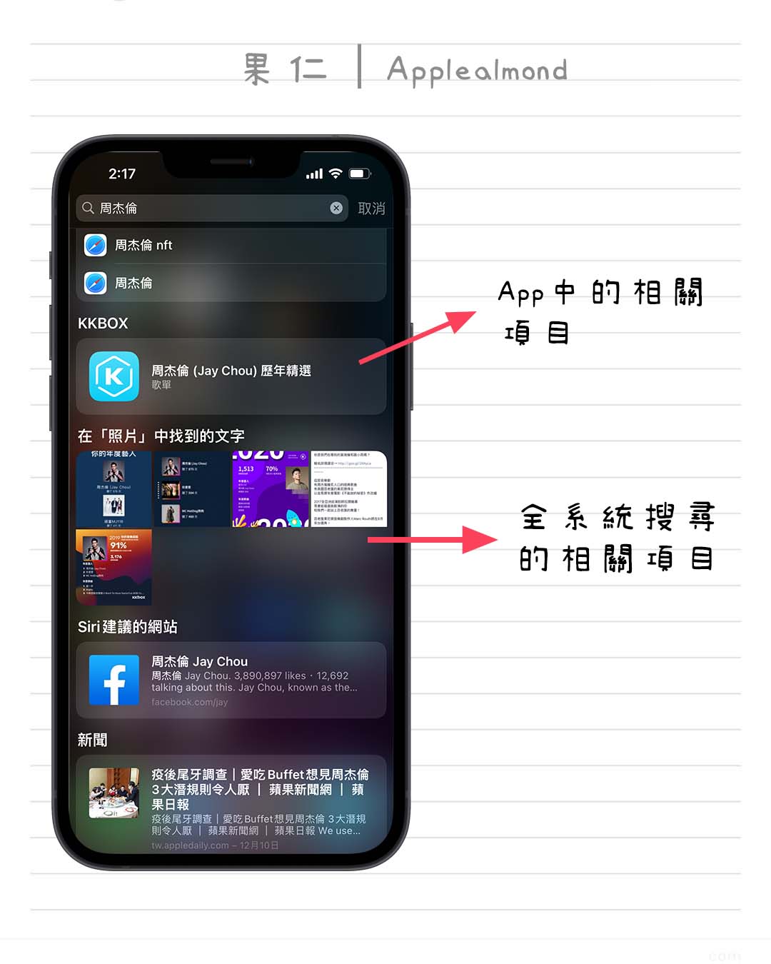 蘋圖解 / iPhone Spotlight 使用技巧，換算、查找、翻譯都能用 - 蘋果仁 - 果仁 iPhone/iOS/好物推薦科技媒體
